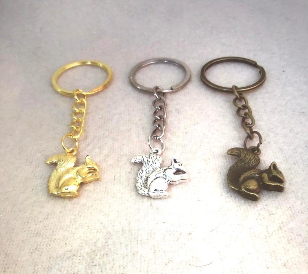 Squirrel Key Ring - Hitchin Squirrel Rescue